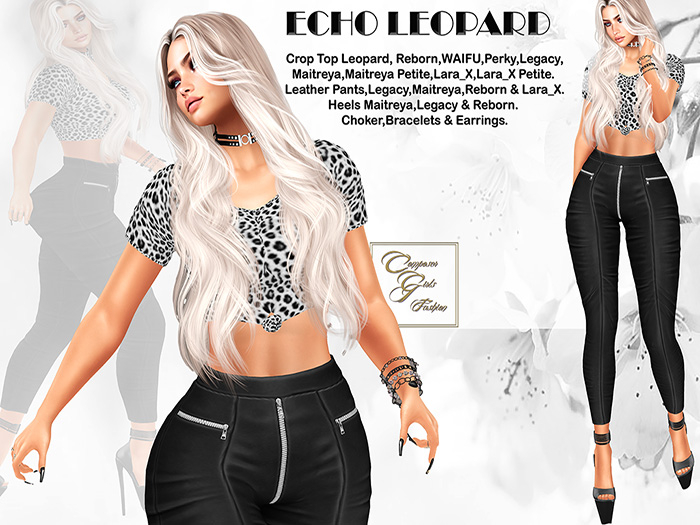 Second Life Marketplace - !CGF-*Echo* Leather Pants Outfit